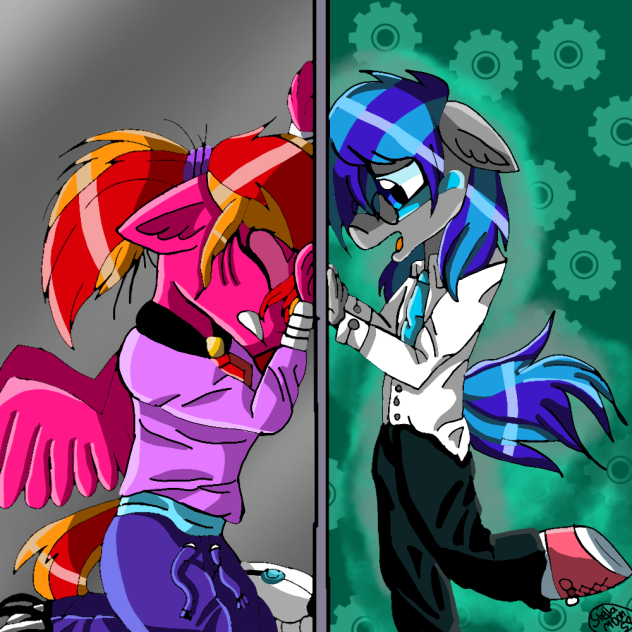 Wheatley and Stella Blue Sky - ibisPaint