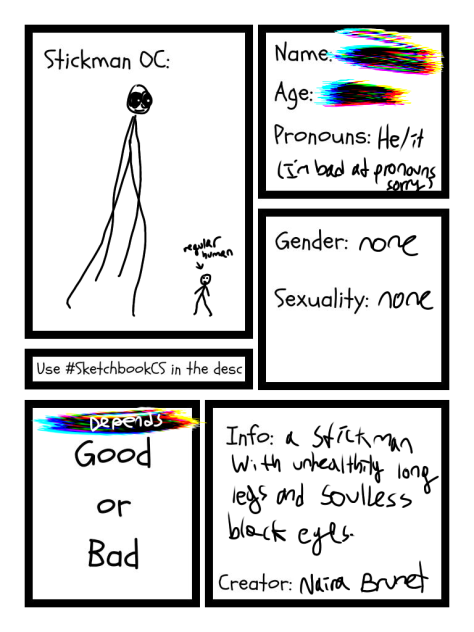 Sketchbook stickman oc - ibisPaint