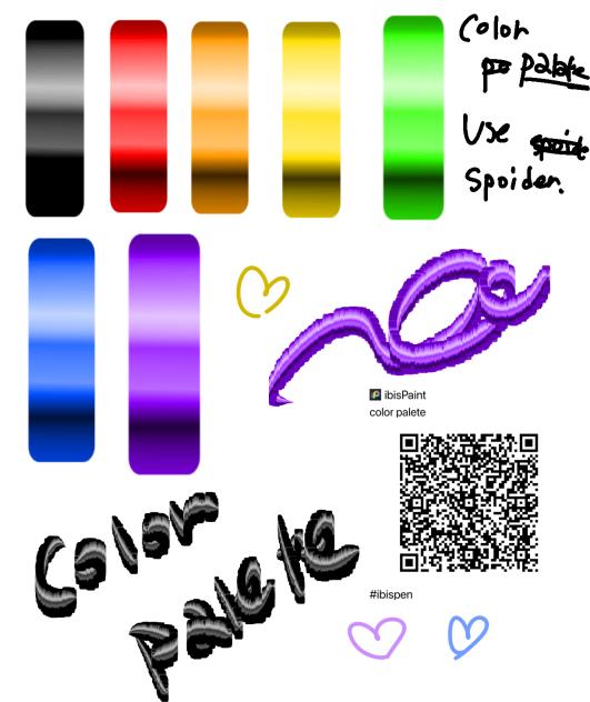 Color palette - ibisPaint