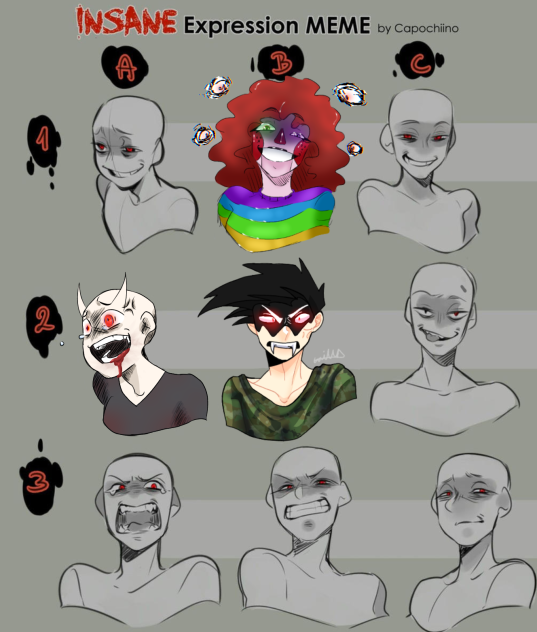 INSANE Expression Meme - ibisPaint