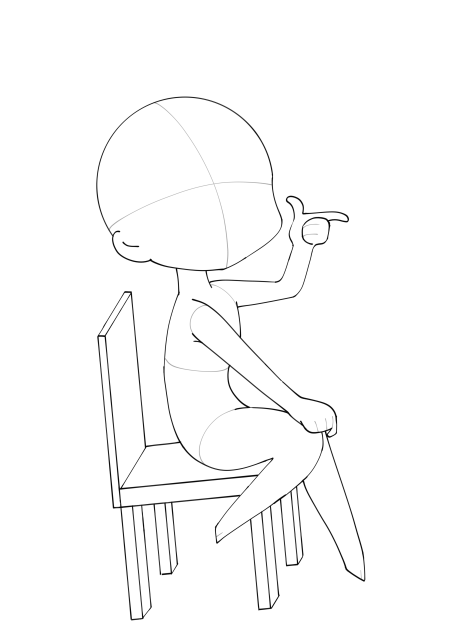 You have a good point-chibi pose - ibisPaint