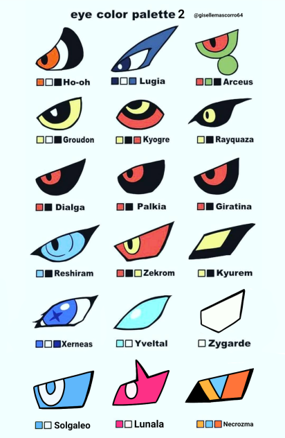 Eye color palette 2 - ibisPaint