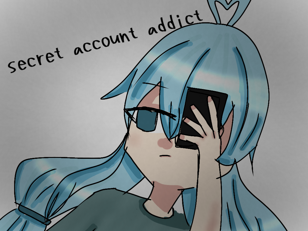 新漫画の表紙！(secret account addict） - ibisPaint