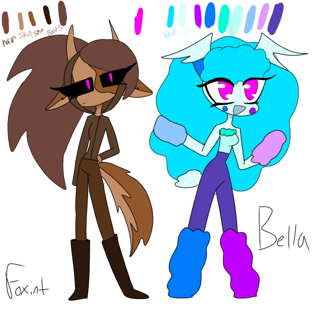 Foxint And Bella - ibisPaint