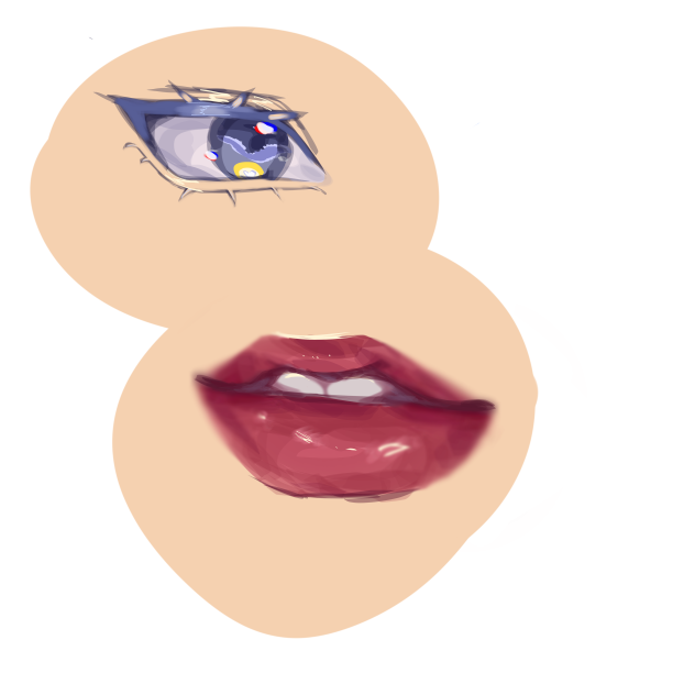 Idk, random eyes n lips - ibisPaint
