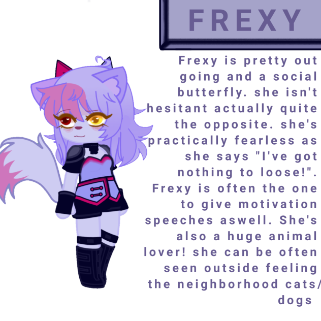 Frexy - personality - ibisPaint