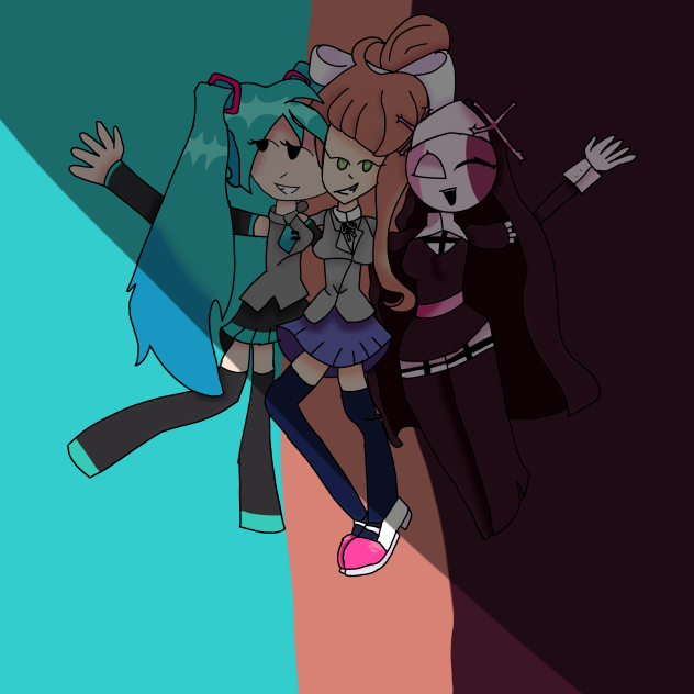 Mike, Monika, Sarv - ibisPaint