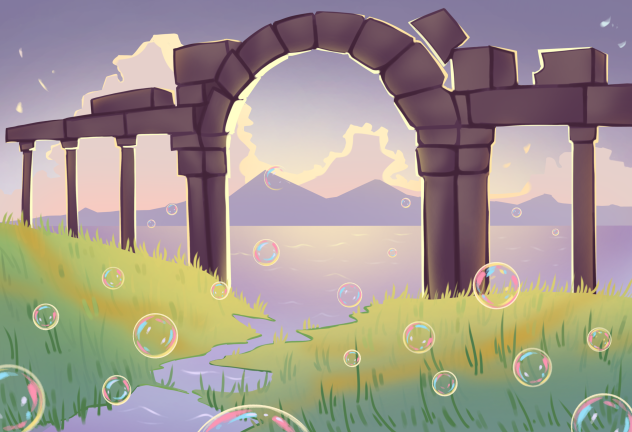 enchanted ruin - ibisPaint