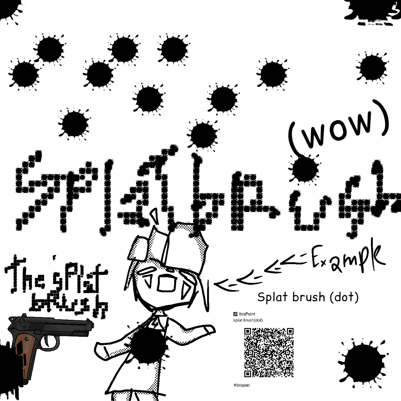 splat brush (dot) - ibisPaint