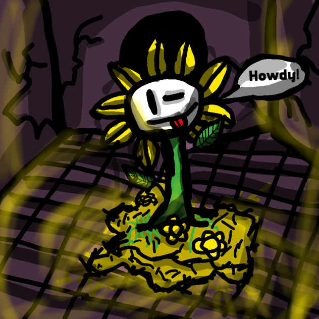 Silly flowey - ibisPaint
