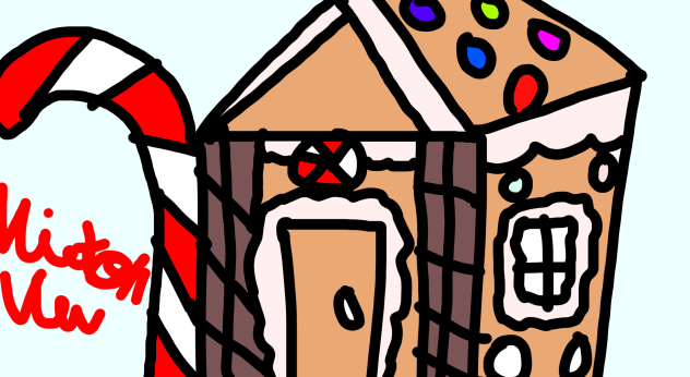 Gingerbread house - ibisPaint
