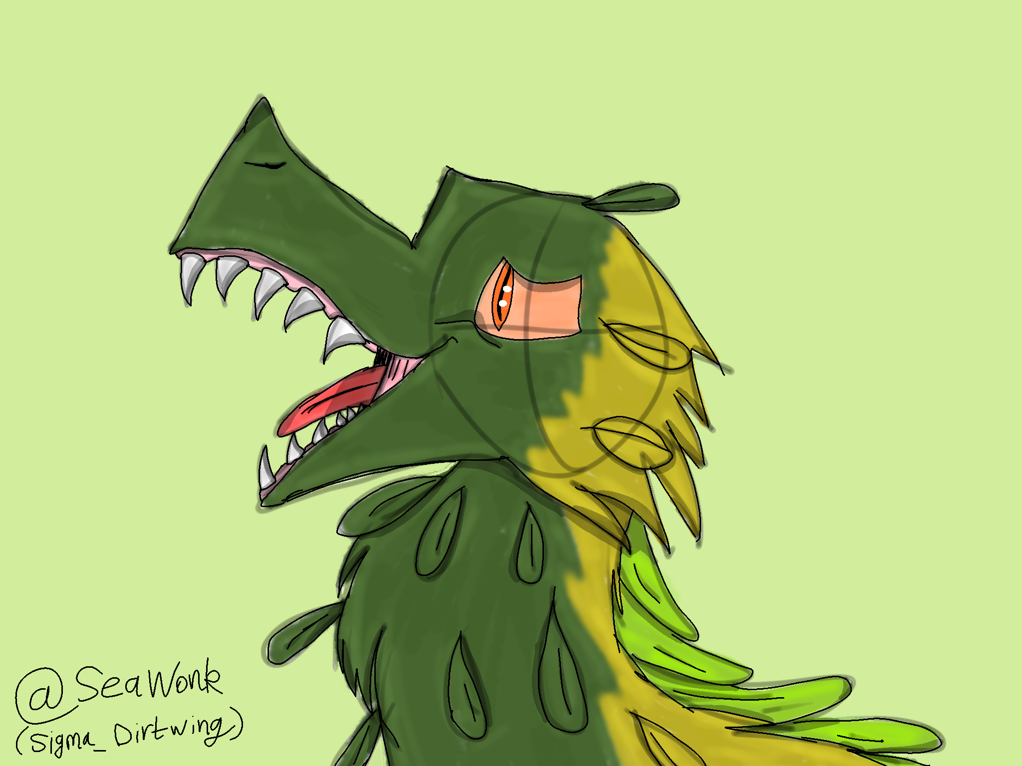 Raptor Roar - ibisPaint