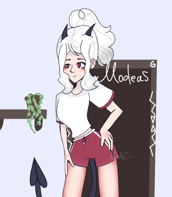 Modeus-helltaker - ibisPaint