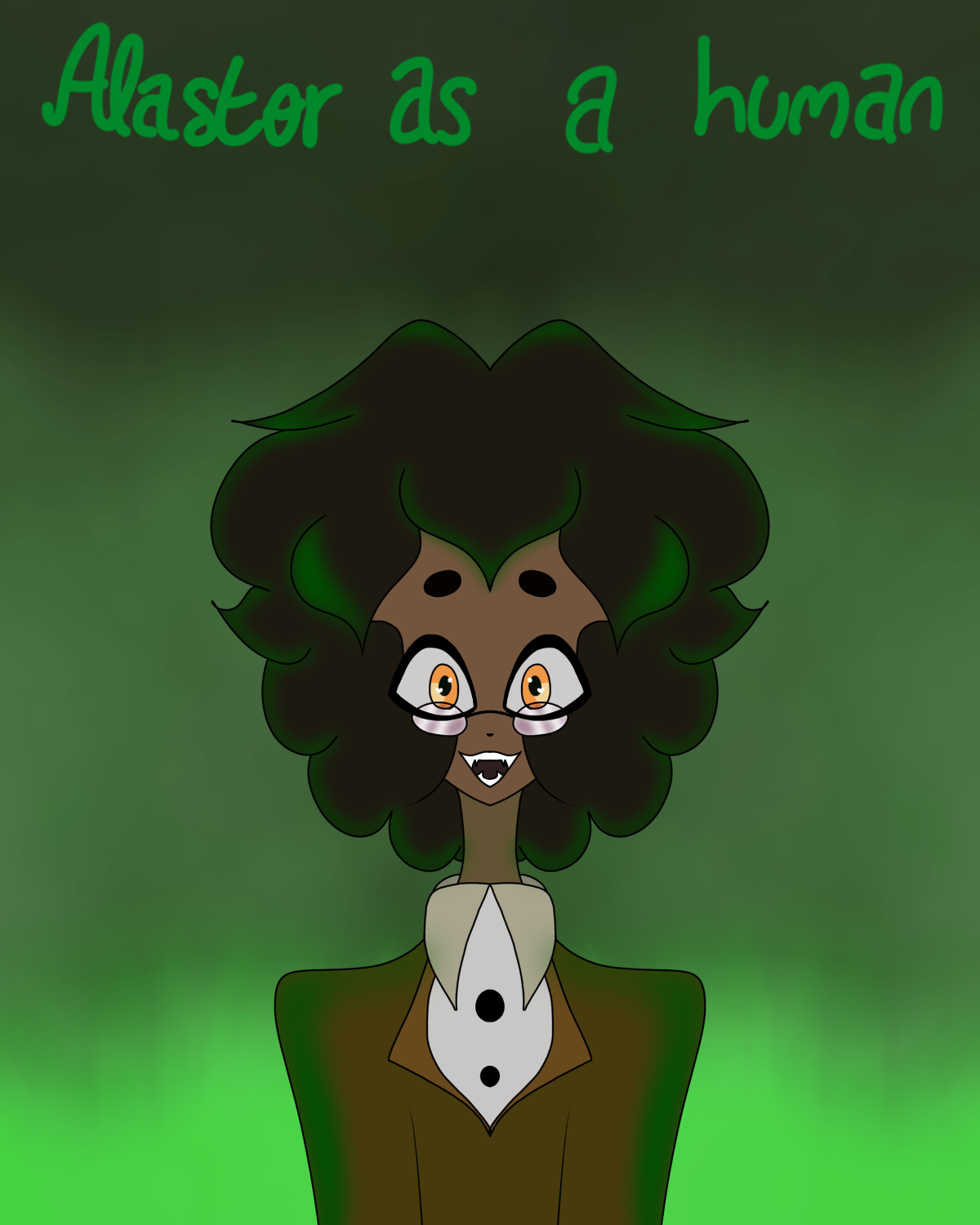 Alastor as a human - ibisPaint