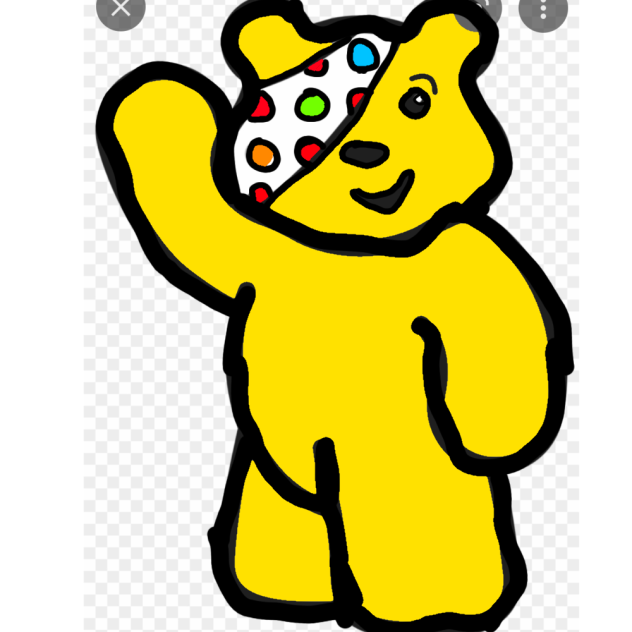 Pudsey bear - ibisPaint