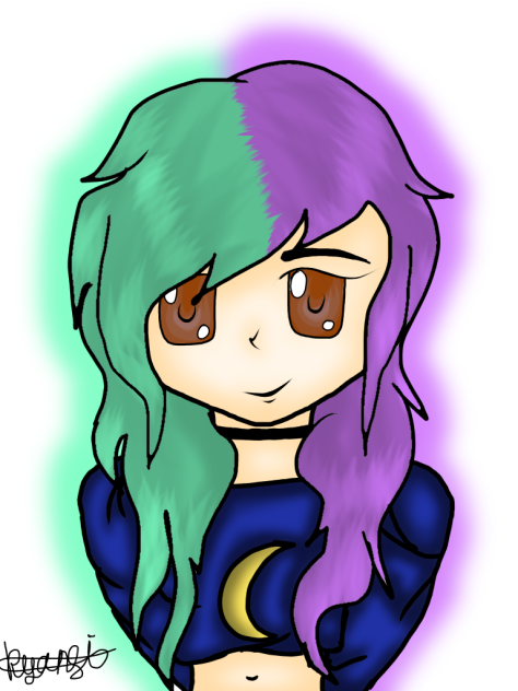 Drawing my OC-Mc skin - ibisPaint