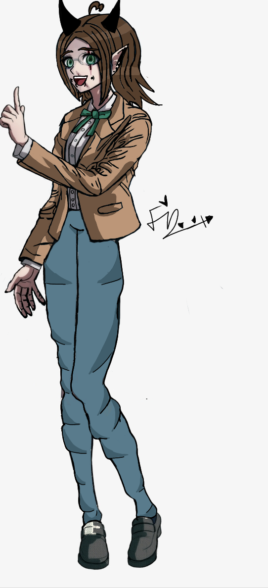 danganronpa oc sprite 2 - ibisPaint