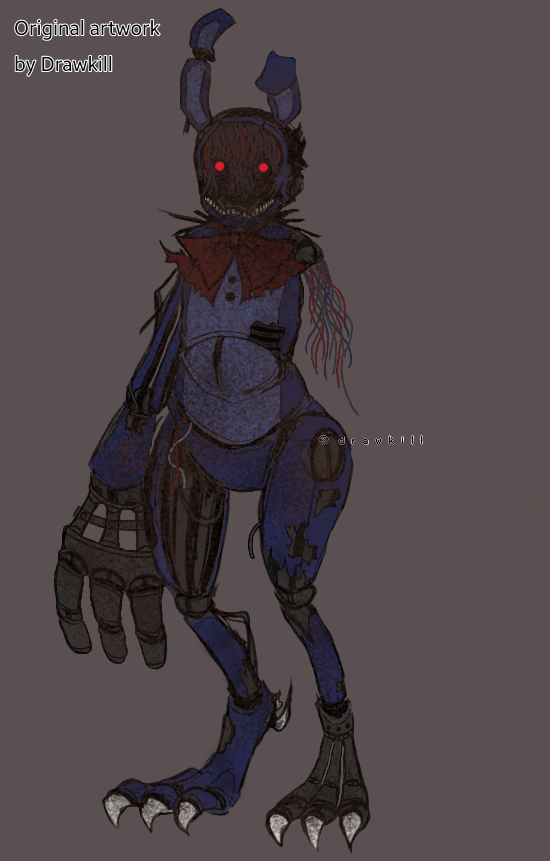 Withered BONNIE-b0t - ibisPaint