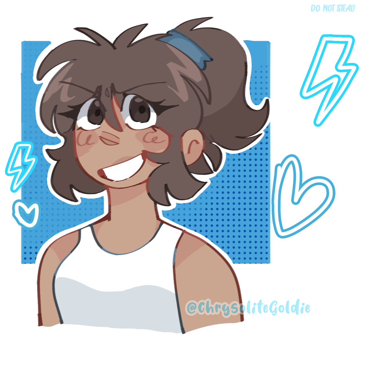 💙⚡ Bernadette (my main oc again) - ibisPaint