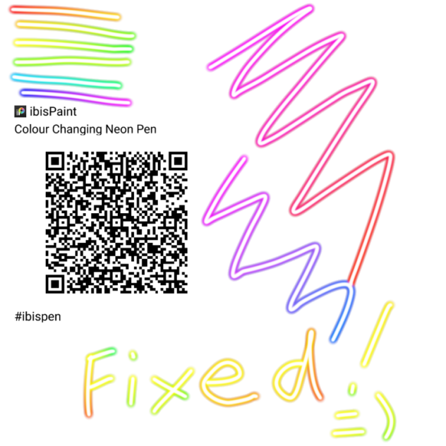 Colour Changing Neon Pen-Fixed!- - ibisPaint
