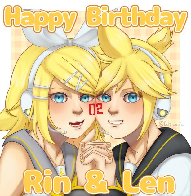 Happy Birthday Kagamine Rin & Len - ibisPaint