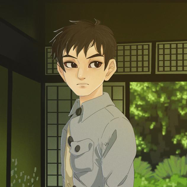 the boy and the heron - ibisPaint