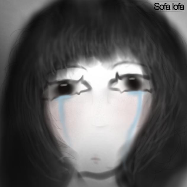 Js a girl crying. - ibisPaint
