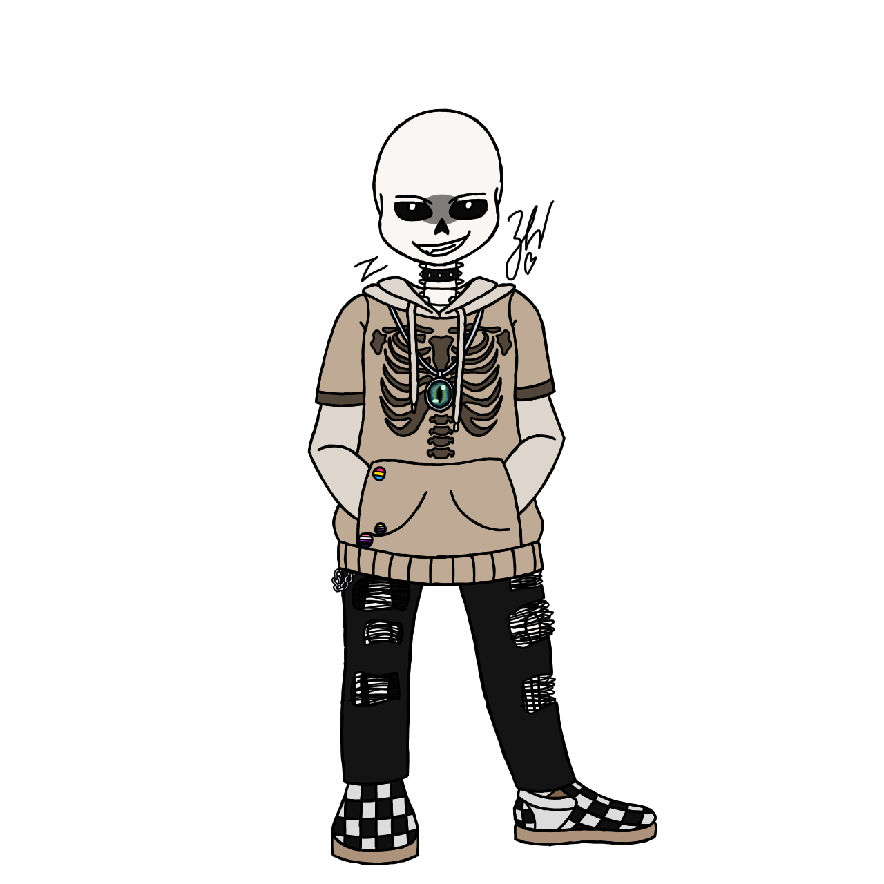 Z the skeleton - ibisPaint