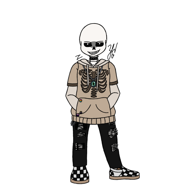 Z the skeleton - ibisPaint