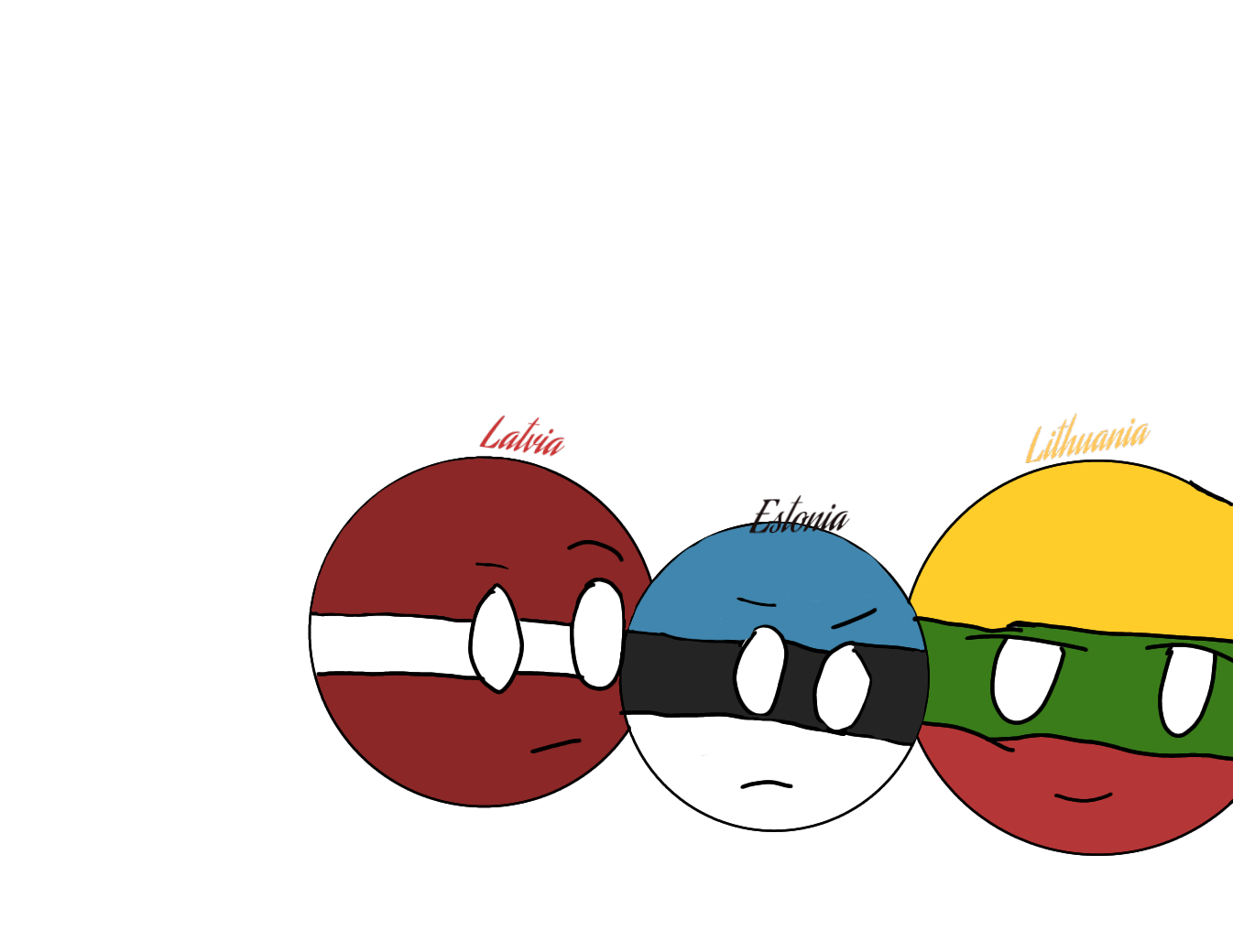 Baltic Countryballs - ibisPaint