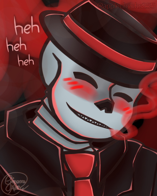 Crimson the (very handsome) Skeleton. - ibisPaint