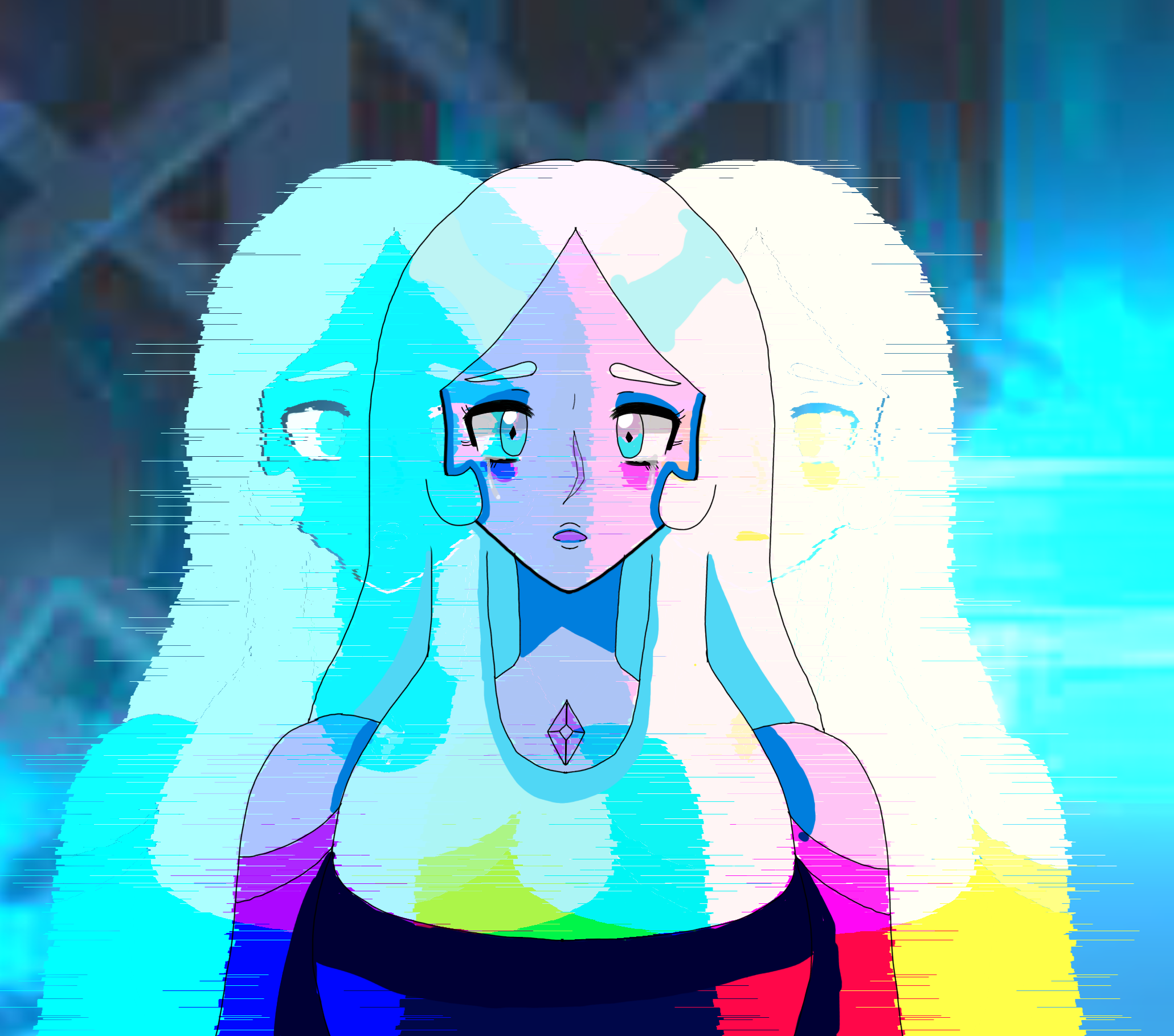 Blue diamond - ibisPaint