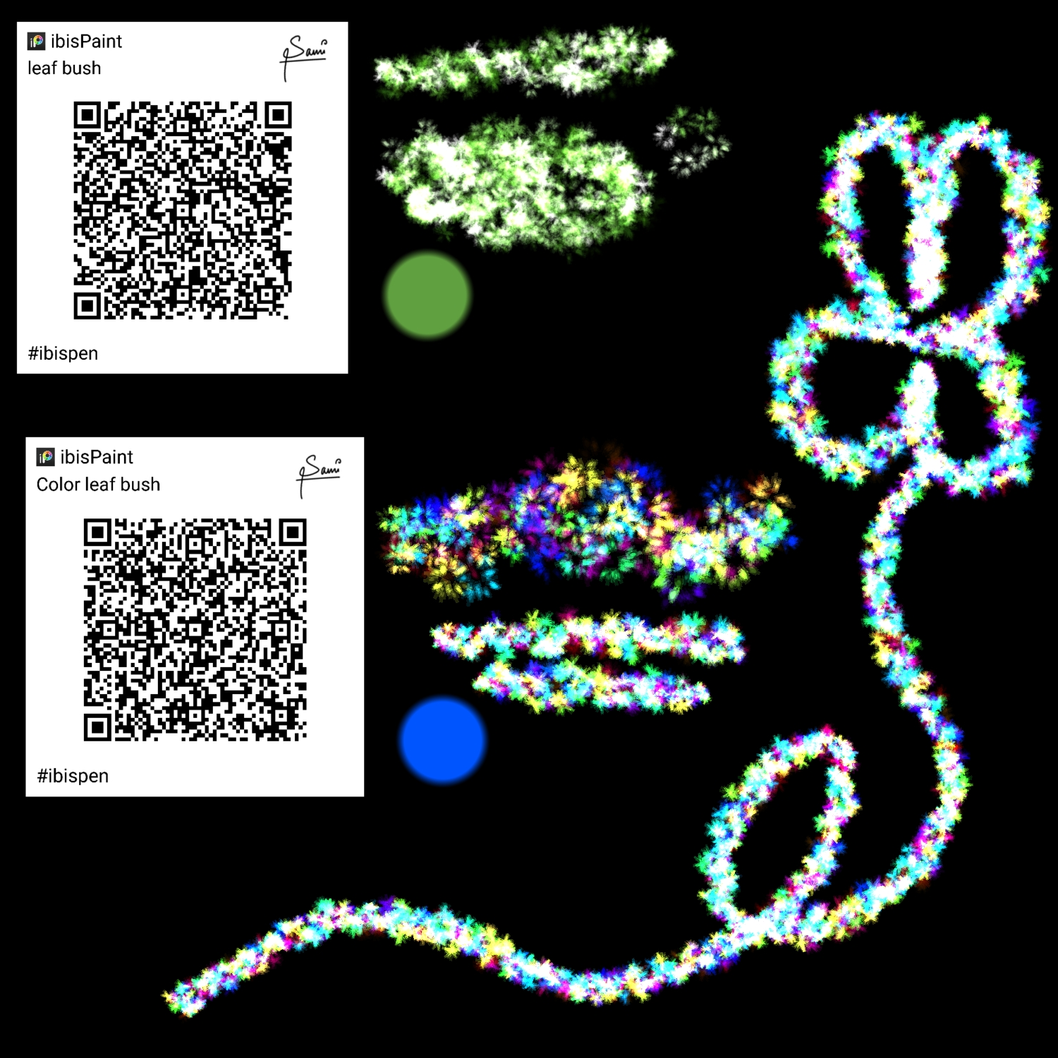 leaf brushes - ibisPaint