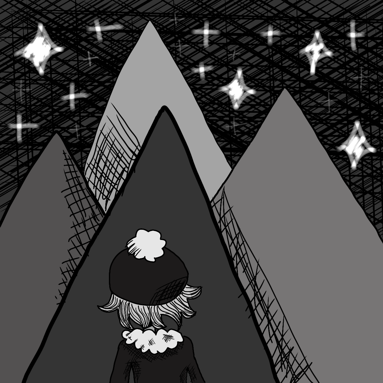 Hike (Inktober day 7) - ibisPaint