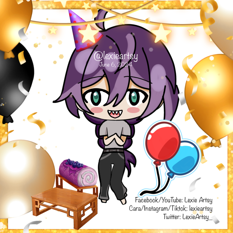 My Birthday Chibi Fan Art of Mayoi - ibisPaint
