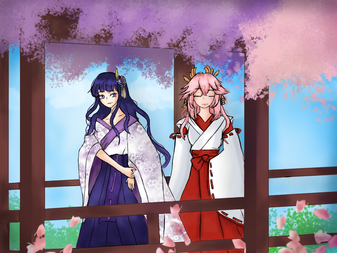 Ei n miko - ibisPaint