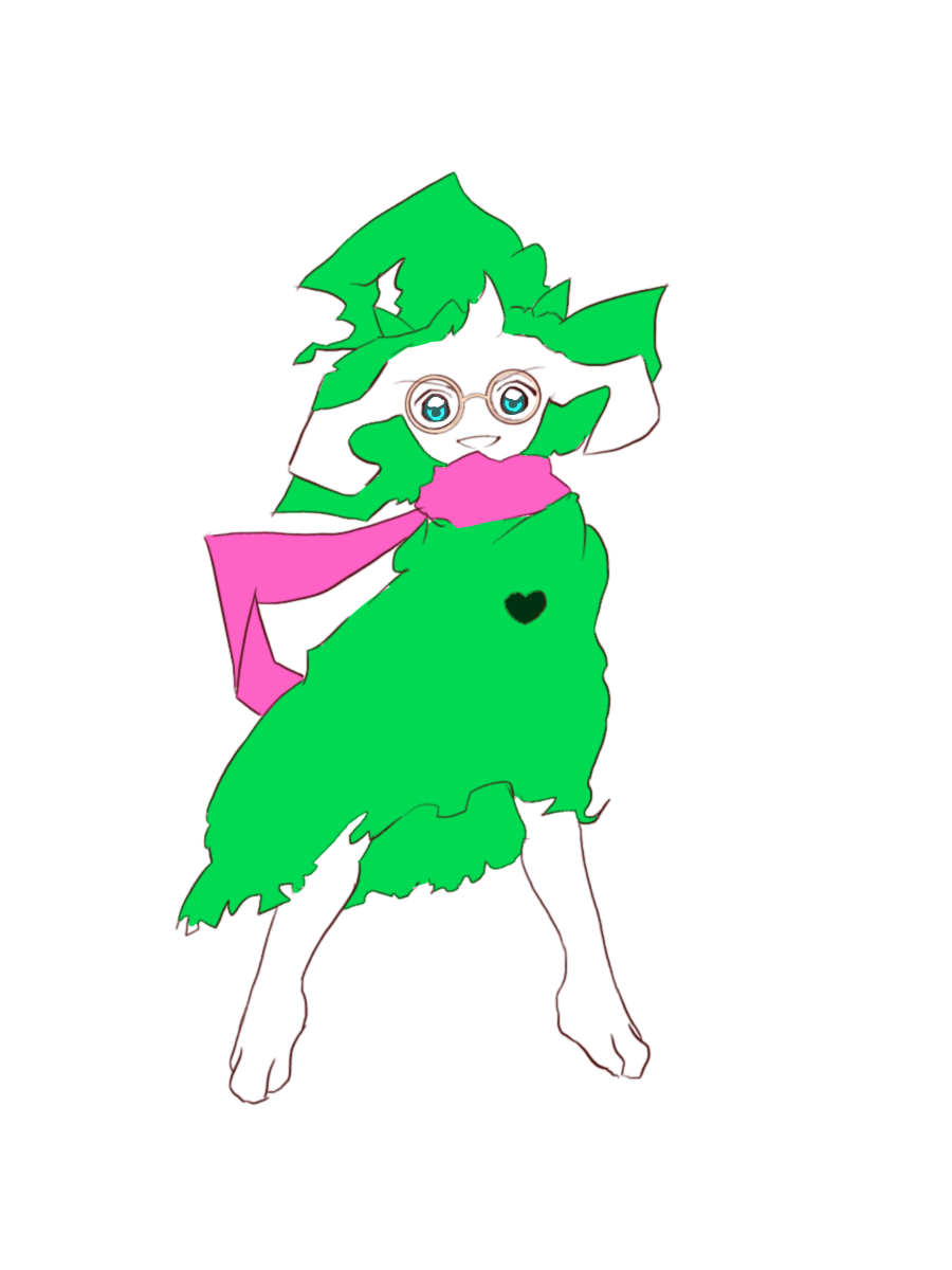 Asriel→Ralsei - ibisPaint