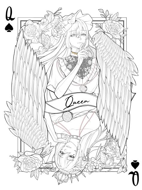 Queen card - ibisPaint