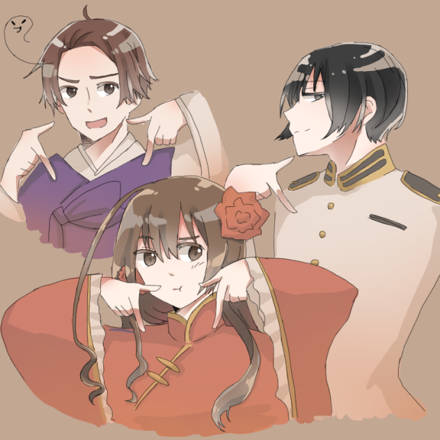 TTポーズ ver Hetalia - ibisPaint