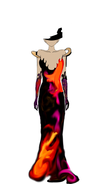 Fire gown - ibisPaint