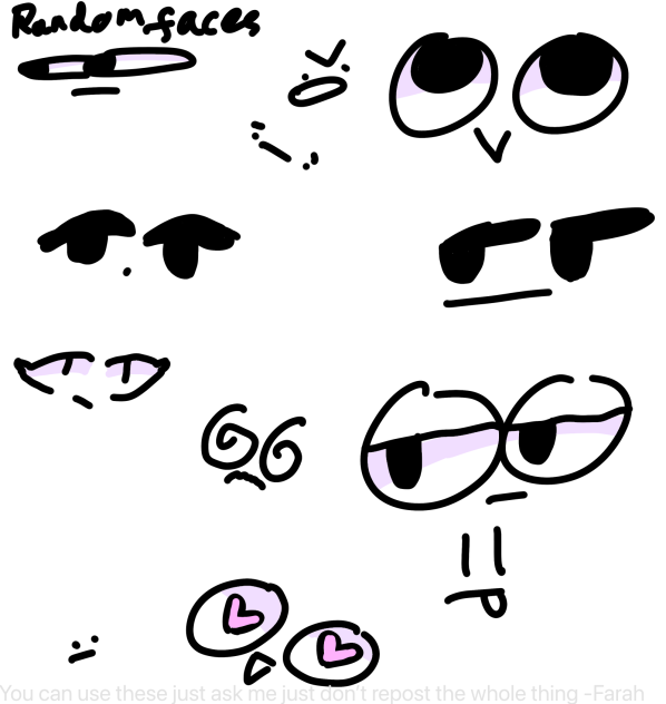 Random faces - ibisPaint