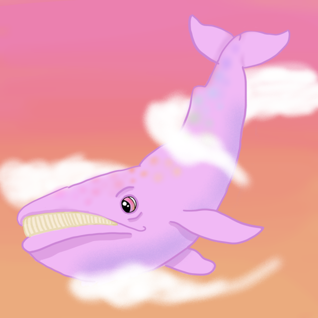 Dreamy whale 🐋 - ibisPaint