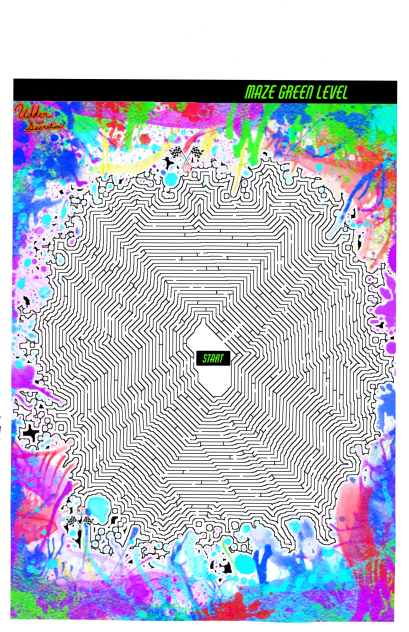 green level Maze - ibisPaint