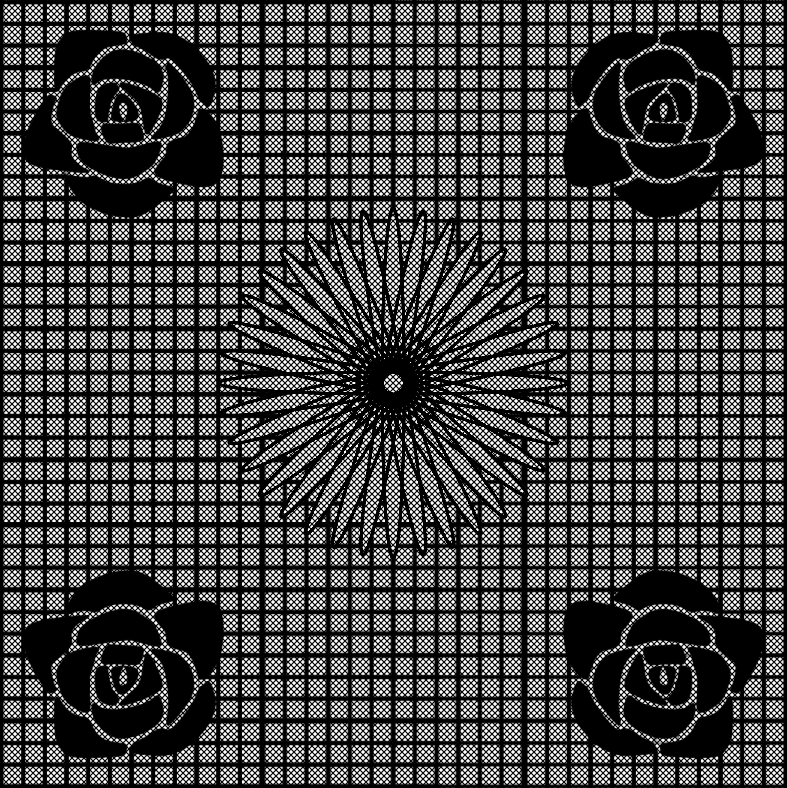 Rose Lace Pattern - ibisPaint
