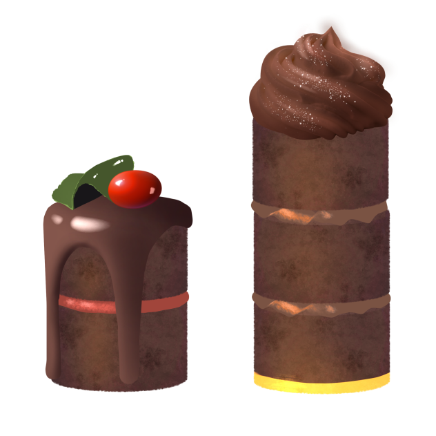 Christmas Chocolate Mini Desserts - ibisPaint