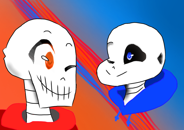 skeletons brothers - ibisPaint