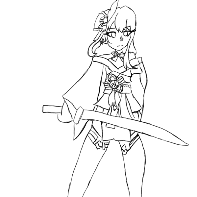 raiden shogun animation - ibisPaint