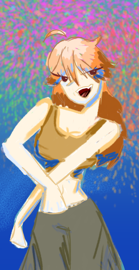 eww, never drawing at night again ToT - ibisPaint