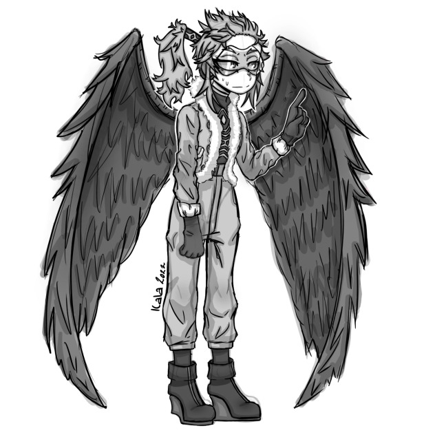 Hawks Genderbend because yes - ibisPaint