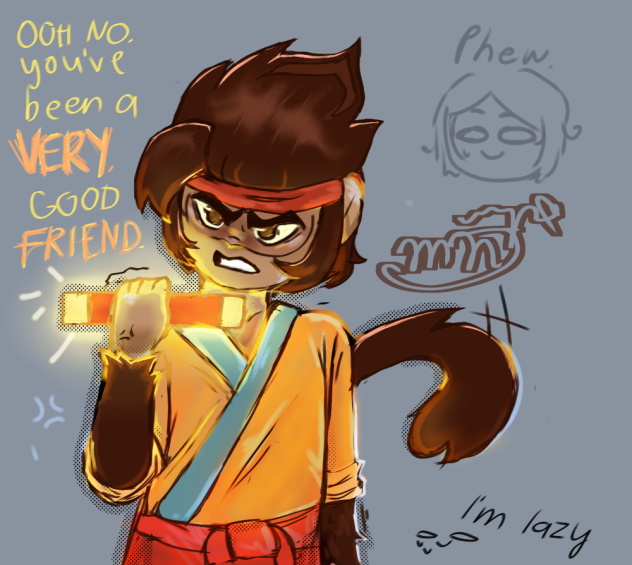 monkey boi - ibisPaint